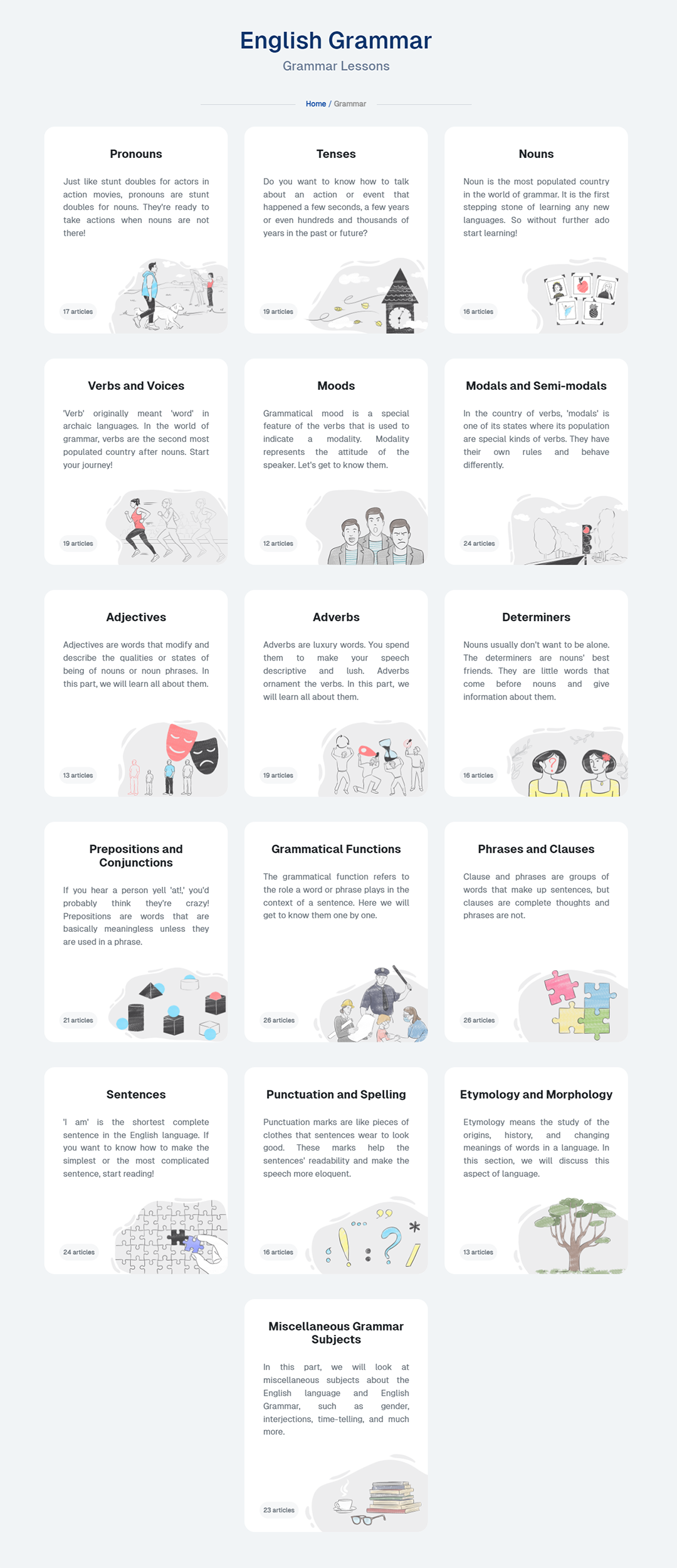 Grammar Library | LanGeek Help Center