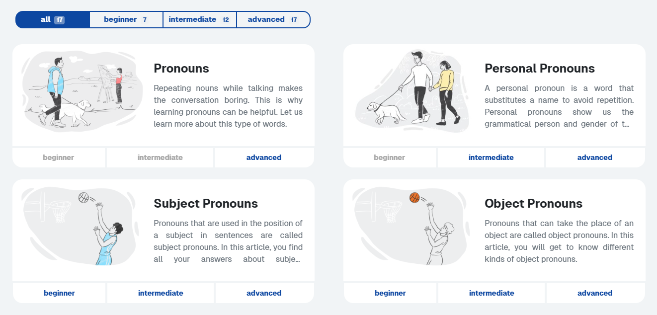 Multi-Level Grammar | LanGeek Help Center