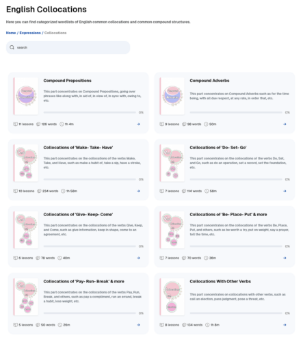 Collocations on LanGeek | LanGeek Help Center