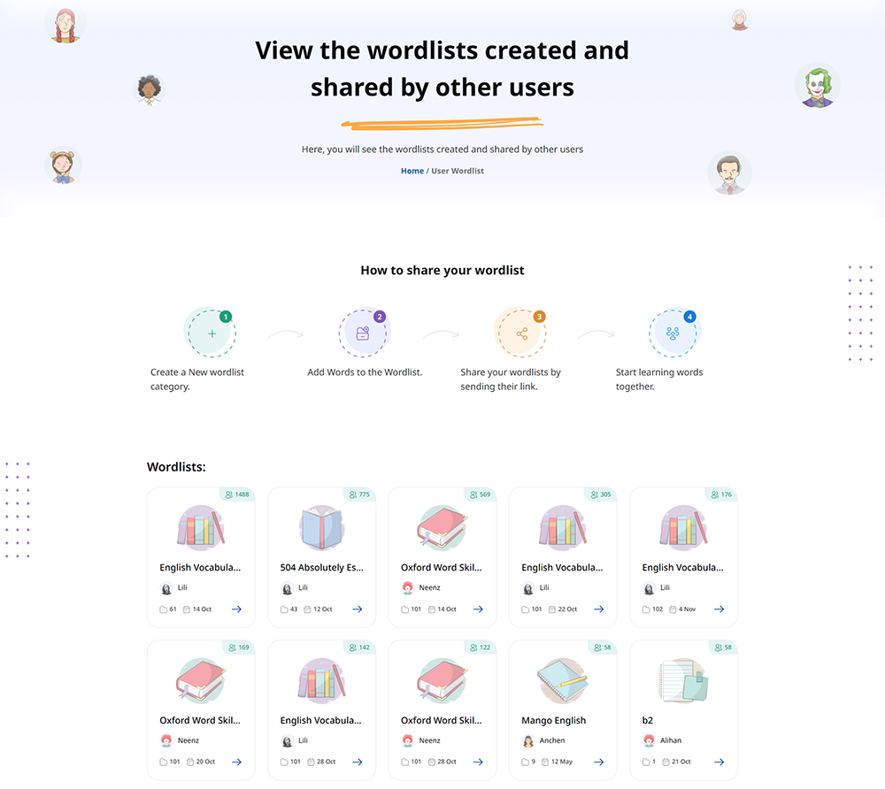 Personal Wordlists | LanGeek Help Center